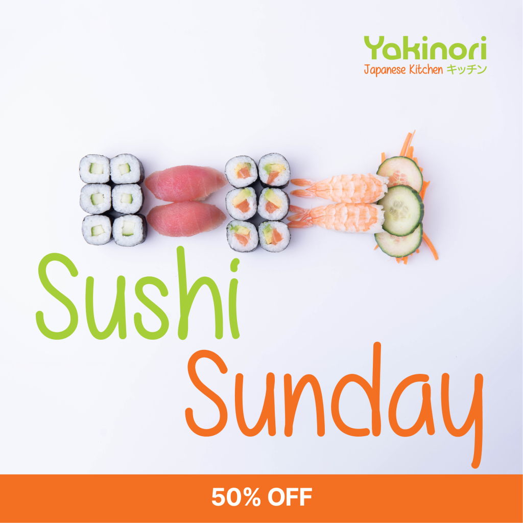 Offers | Special Deals & Sushi Sunday | Yakinori